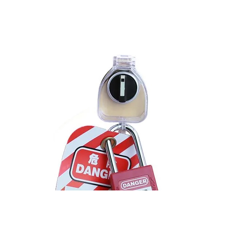 Transparent Emergency Switch Stop Lockout 22.5mm Hole Diameter - Volt Safety